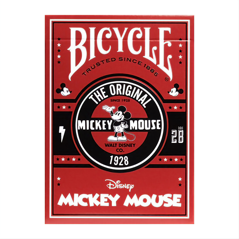 Bicycle Disney Classic Mickey Mouse Red Black Dahlia