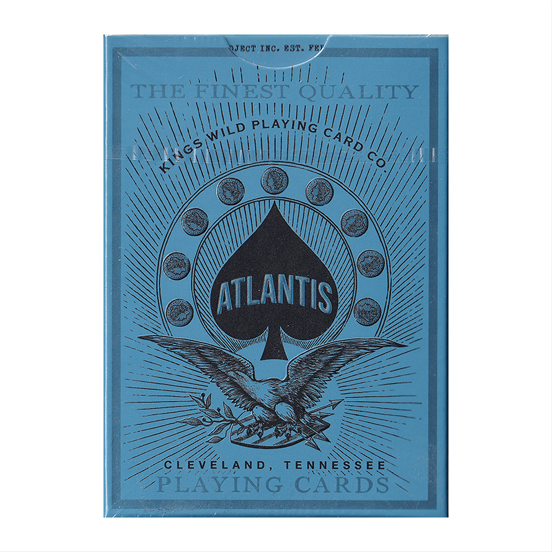 Atlantis Standard Playing Cards by Kings Wild Project – Black Dahlia