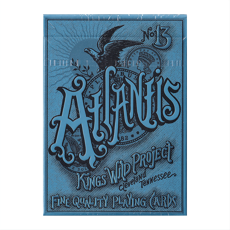 Atlantis Standard Playing Cards by Kings Wild Project – Black Dahlia