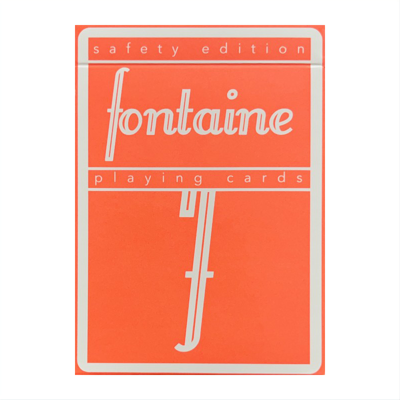 Fontaine: Safety Playing Cards – Black Dahlia