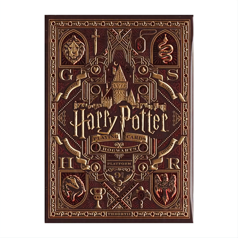 Harry Potter (Red Gryffindor) Playing Cards by theory11 – Black Dahlia