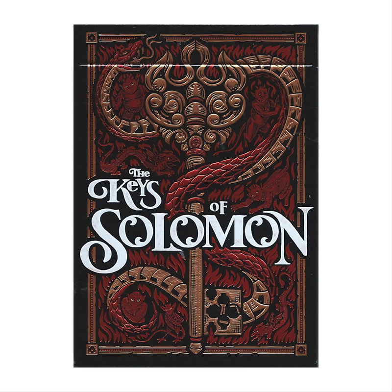 The Keys of Solomon: Blood Pact Playing Cards – Black Dahlia