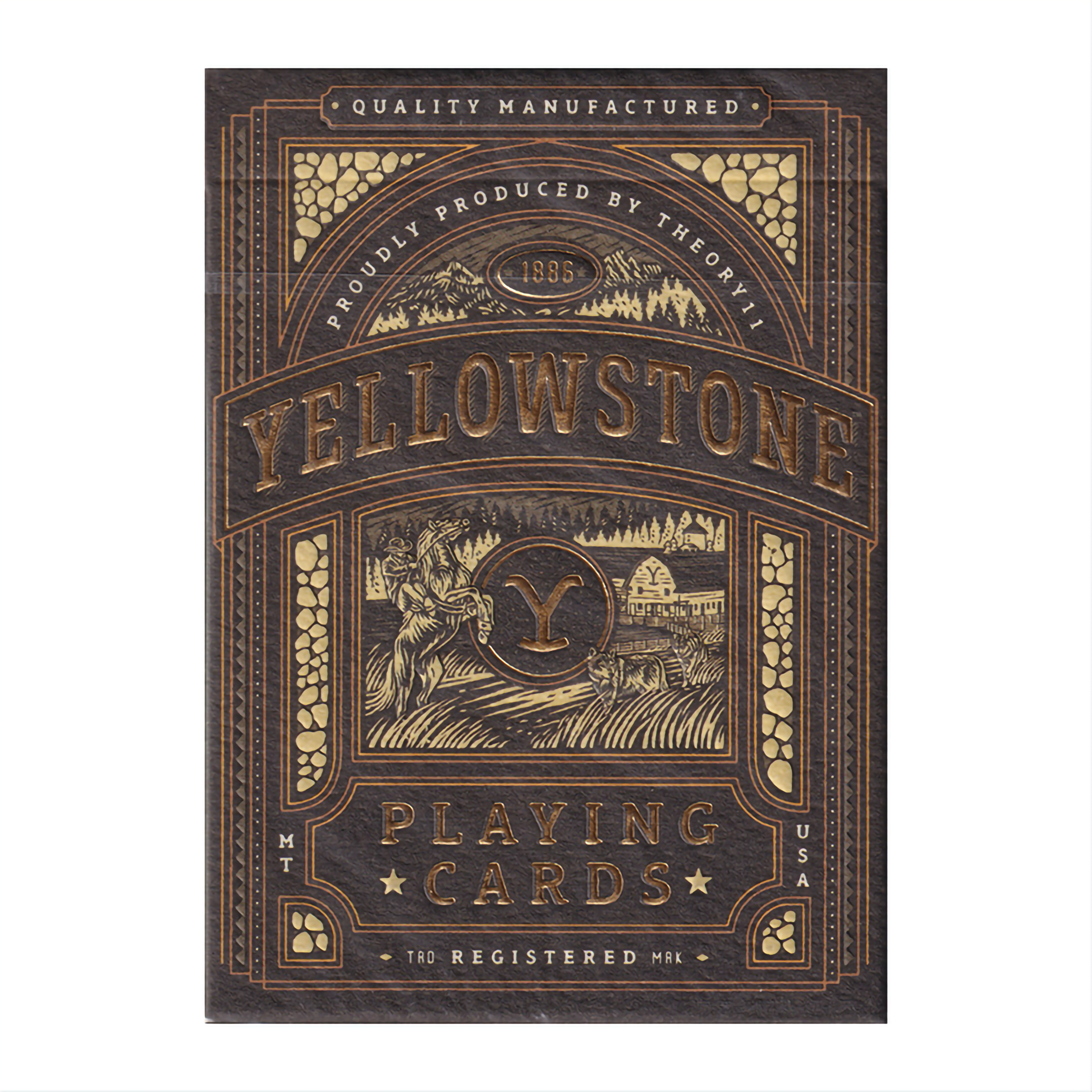 Yellowstone Playing Cards by theory11 – Black Dahlia