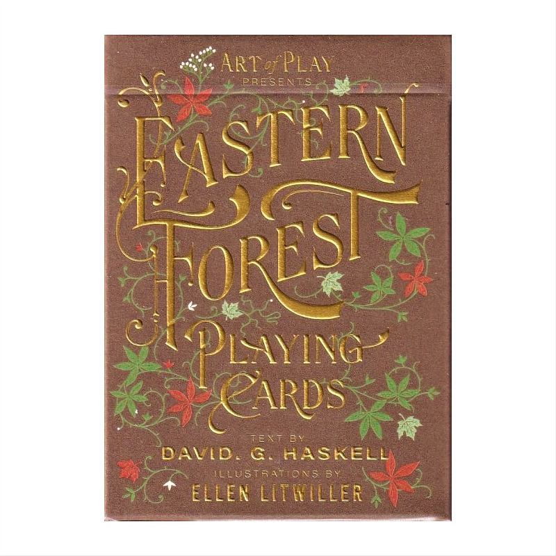 Eastern Forest Playing Cards – Black Dahlia