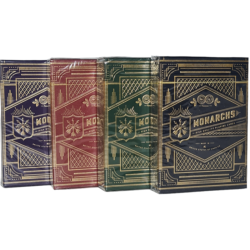 Monarch Playing Cards by theory11 – Black Dahlia