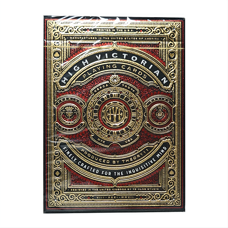 High Victorian (Red) Playing Cards by theory11 – Black Dahlia