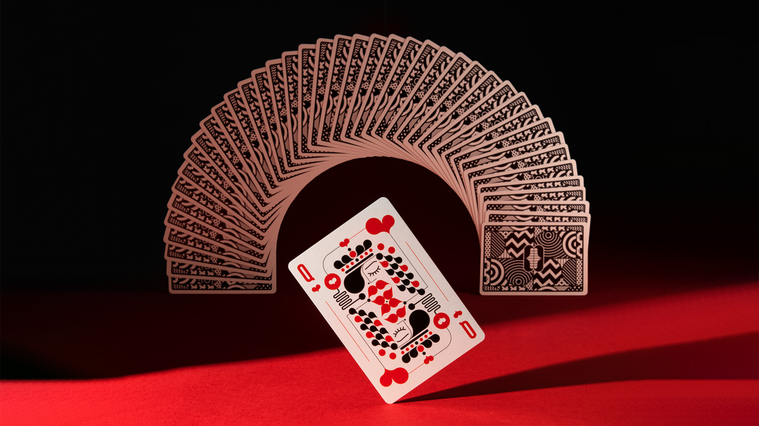 Messymod Playing Cards – Black Dahlia